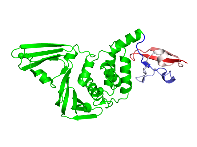[PyMOL] color by “spectrum” – KPWu's group research site