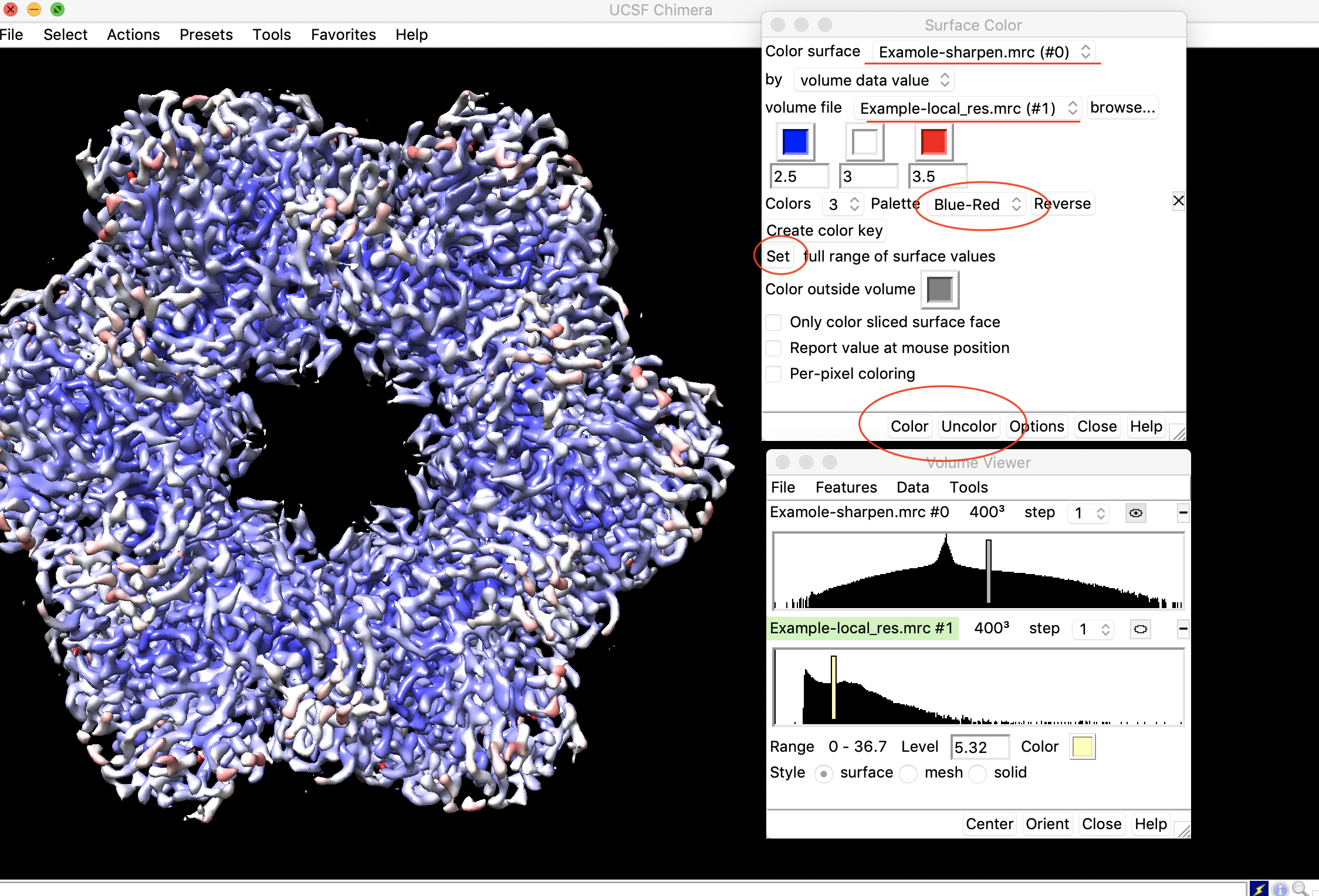 [Chimera] Coloring local resolution – KPWu's group research site