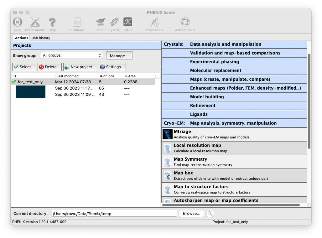 [Mac] run Phenix+Coot with Apple-Silicon Chip – KPWu's group research site
